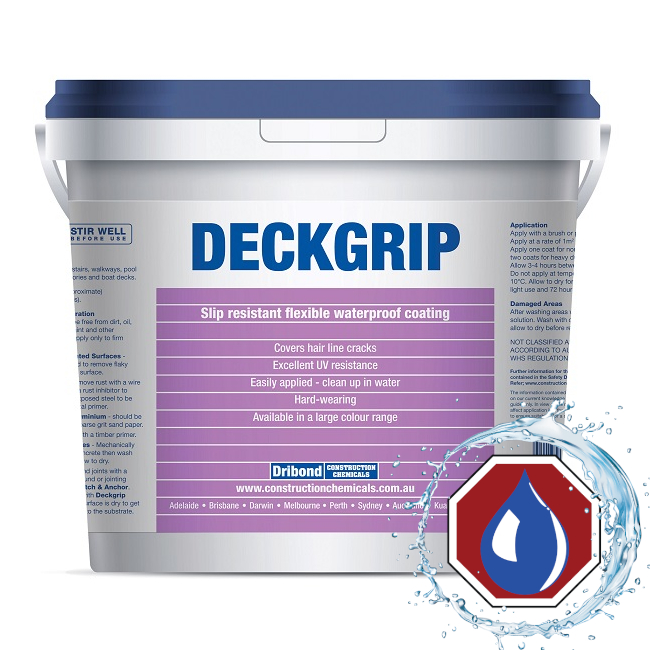 Dribond Deckgrip Trafficable Coating | The WaterStop Shop