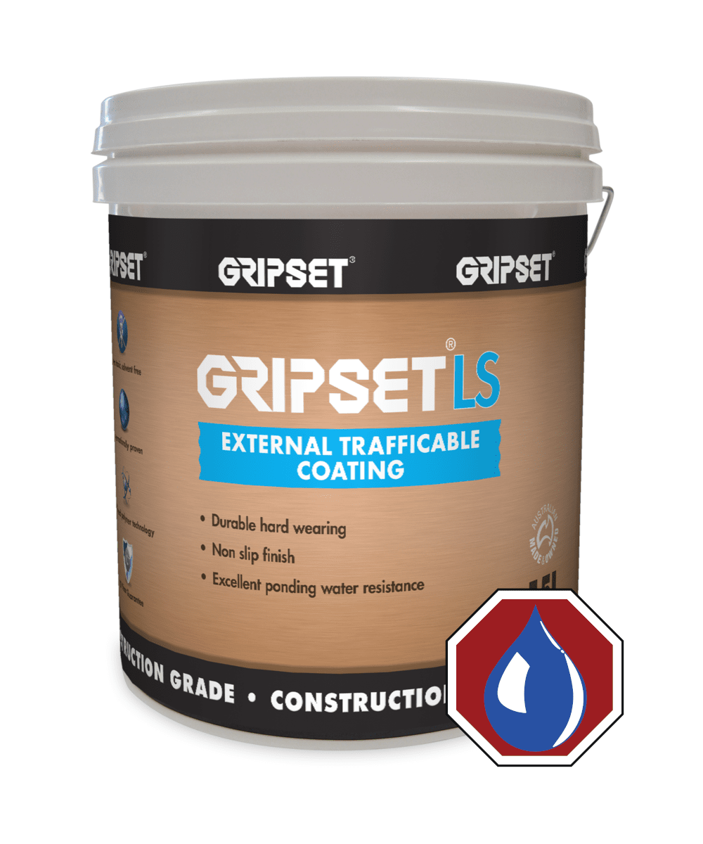 Gripset LS External Trafficable Coating | The WaterStop Shop