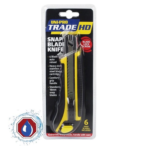 UNi-PRO Auto-Loading Heavy Duty Snap Blade Knife | The WaterStop Shop